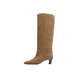 Sacha London SACHA Stiefel Damen Gr&ouml;&szlig;e 38 dunkelbeige Winterschuhe