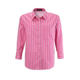 Aniston Bluse Damen Gr&ouml;&szlig;e 9XL pink / wei&szlig;