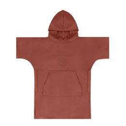 Normani Badeponcho 'Luquillo' Jungen Gr&ouml;&szlig;e 140/158 kirschrot