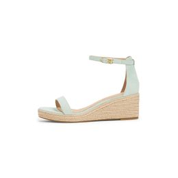 Tommy Hilfiger Sandale Damen Gr&ouml;&szlig;e 36 beige / mint