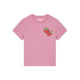 Watapparel T-Shirt 'Strawberry' Damen Gr&ouml;&szlig;e M marine / gr&uuml;n / rosa / rot