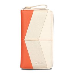 Zwei Portemonnaie 'Jana' Damen Gr&ouml;&szlig;e One Size beige / orange