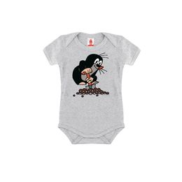 logoshirt Babybody 'Der kleine Maulwurf' Jungen Gr&ouml;&szlig;e 86 grau
