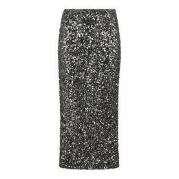 Apricot Sequin Embellished Pencil Midaxi Skirt ' ' Damen Gr&ouml;&szlig;e 34 grau