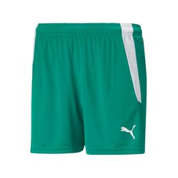 Puma Sportshorts 'TeamLiga' Damen Gr&ouml;&szlig;e XL gr&uuml;n / wei&szlig;