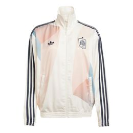 adidas originals Sweatjacke 'Spanien' Damen Gr&ouml;&szlig;e XL/XXL hellblau / rosa / schwarz / wei&szlig;