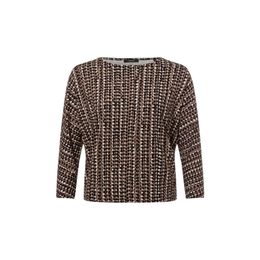 Opus Shirt 'Sebry' Damen Gr&ouml;&szlig;e L braun / schwarz / wei&szlig;