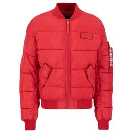 Alpha Industries &Uuml;bergangsjacke 'MA-1 Puffer' Herren Gr&ouml;&szlig;e XL rot
