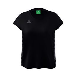 Erima Funktionsshirt 'Team Essential' Damen Gr&ouml;&szlig;e M/L grau / hellgrau / schwarz