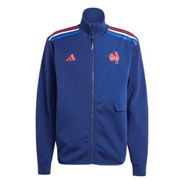 adidas Performance Trainingsjacke 'France' Herren Gr&ouml;&szlig;e L azur / dunkelblau / rot / wei&szlig;