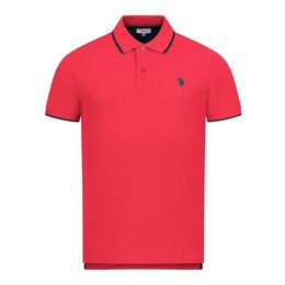U.S. Polo Assn. Poloshirt Herren Gr&ouml;&szlig;e L himbeer