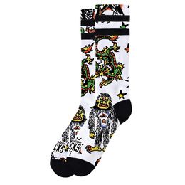 American Socks Socken 'Outlaw' Herren Gr&ouml;&szlig;e 41/46 wei&szlig;