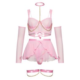 Orchibelle W&auml;sche-Sets 'Gabriela' Damen Gr&ouml;&szlig;e 75 pastellpink