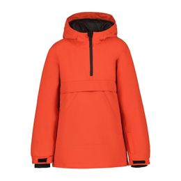 Icepeak Outdoorjacke M&auml;dchen Gr&ouml;&szlig;e 128 orangerot / schwarz