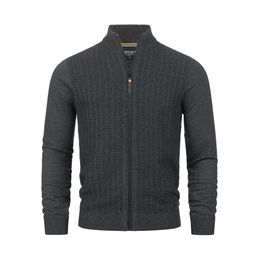 INDICODE Jeans Strickjacke 'Cason' Herren Gr&ouml;&szlig;e L anthrazit
