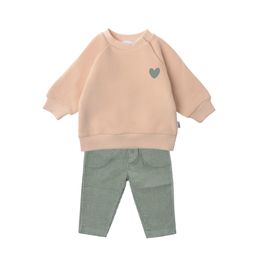 Liliput Sweatshirt und Leggings 'Herz' Jungen Gr&ouml;&szlig;e 74/80 rosa