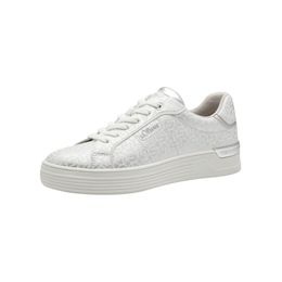 s.Oliver Sneaker Damen Gr&ouml;&szlig;e 38 silber / wei&szlig;