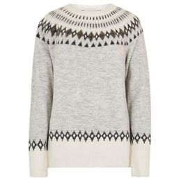 Apricot Pullover 'Fair Isle Gem' Damen Gr&ouml;&szlig;e XL grau / dunkelgrau