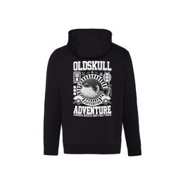 Oldskull Kapuzensweatshirt 'WRLDVIBE SPIKY' Herren Gr&ouml;&szlig;e XXL schwarz