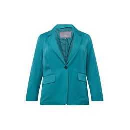 Only Carmakoma Blazer 'Frey' Damen Gr&ouml;&szlig;e 54 smaragd