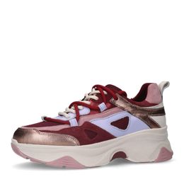 Sacha London SACHA Sneaker Damen Gr&ouml;&szlig;e 42 rosegold / helllila / dunkelrot / wei&szlig;