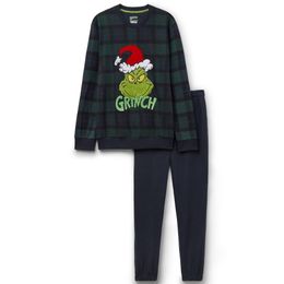 Iuman Intimissimi Uomo Pyjama lang 'THE GRINCH DR SEUSS' Herren Gr&ouml;&szlig;e XXL navy / mischfarben