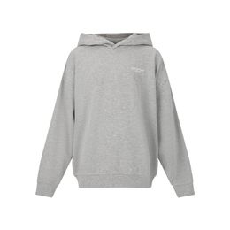 Les'arcs Sweatshirt 'Lea' Jungen Gr&ouml;&szlig;e 152 graumeliert / wei&szlig;