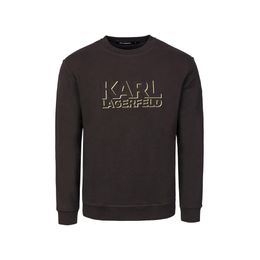 K by KARL LAGERFELD Karl Lagerfeld Sweatshirt Herren Gr&ouml;&szlig;e M elfenbein / dunkelbraun