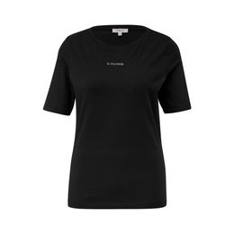 s.Oliver T-Shirt Damen Gr&ouml;&szlig;e XL schwarz / wei&szlig;