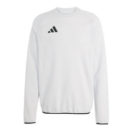 adidas Performance Sportsweatshirt 'Tiro Travel' Herren Gr&ouml;&szlig;e L hellgrau / schwarz