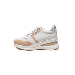 Gattinoni Sneaker Damen Gr&ouml;&szlig;e 37 sand / gr&uuml;n / offwhite