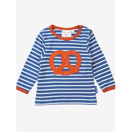 Toby tiger Shirt 'Brezel' Jungen Gr&ouml;&szlig;e 122 blau