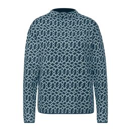Street One Pullover Damen Gr&ouml;&szlig;e L navy / wei&szlig;