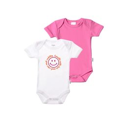 Liliput Body 'SMILEY' Jungen Gr&ouml;&szlig;e 44 orange / pink / wei&szlig;