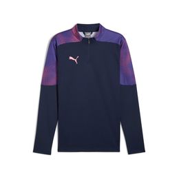 Puma Sportshirt 'IndividualFinal' Herren Gr&ouml;&szlig;e M navy / violettblau / pitaya