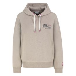 Sublevel Sweatshirt Damen Gr&ouml;&szlig;e S dunkelbeige / mischfarben