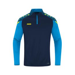 Jako Funktionsshirt 'Challenge' Herren Gr&ouml;&szlig;e M navy / cyanblau / neonblau / gelb