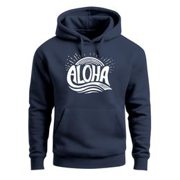 Neverless Sweatshirt 'Aloha' Herren Gr&ouml;&szlig;e 4XL navy