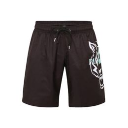 Plein Sport Badeshorts 'Tiger' Herren Gr&ouml;&szlig;e L mint / schwarz / wei&szlig;