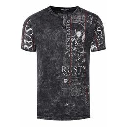 Rusty Neal T-Shirt Herren Gr&ouml;&szlig;e XXL anthrazit