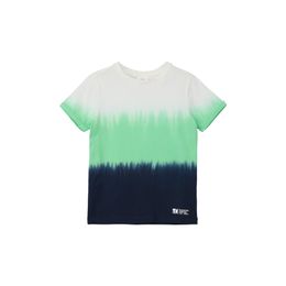 s.Oliver T-Shirt Jungen Gr&ouml;&szlig;e 140 navy / hellgr&uuml;n / wei&szlig;