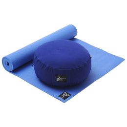 YOGISTAR.COM Yoga-set Starter Edition - Meditation Herren Gr&ouml;&szlig;e 7 royalblau