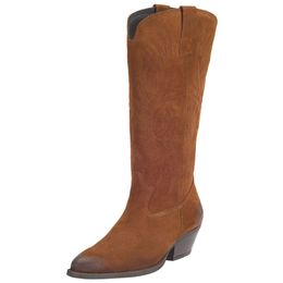 felmini Cowboystiefel 'Selma' Damen Gr&ouml;&szlig;e 40 braun Winterschuhe