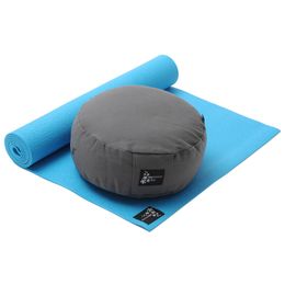 YOGISTAR.COM Yoga-set Starter Edition - Meditation Herren Gr&ouml;&szlig;e 7 blau / dunkelgrau