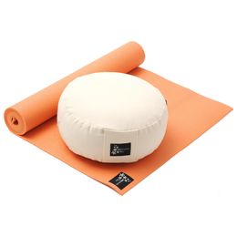 YOGISTAR.COM Yoga-set Starter Edition - Meditation Herren Gr&ouml;&szlig;e 7 orange