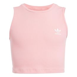 adidas originals Top 'Ribbed Top' M&auml;dchen Gr&ouml;&szlig;e 170 rosa / wei&szlig;