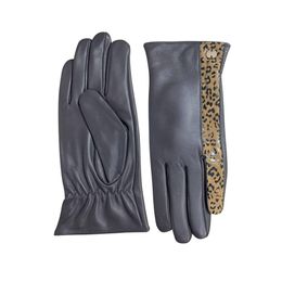 Deeluxe Fingerhandschuhe 'Achy' Damen Gr&ouml;&szlig;e S camel / schwarz