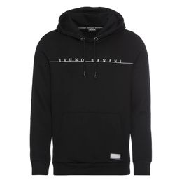 Bruno Banani Lm Sweatshirt Herren Gr&ouml;&szlig;e L schwarz / wei&szlig;