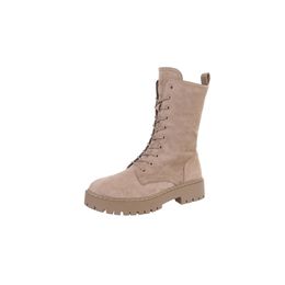 Ital-Design Schn&uuml;rstiefelette Damen Gr&ouml;&szlig;e 40 hellbraun Winterschuhe