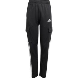 adidas Performance Sporthose 'Hot' M&auml;dchen Gr&ouml;&szlig;e 152 schwarz / wei&szlig;